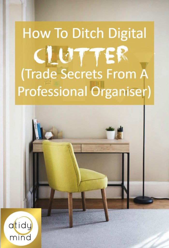 Digital Detox - Digital clutter - Home Organizing Blog